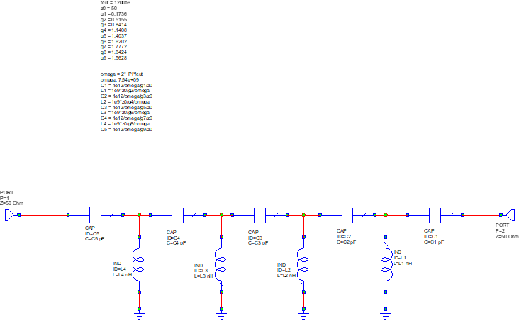 Maximally-flat hexaplexer