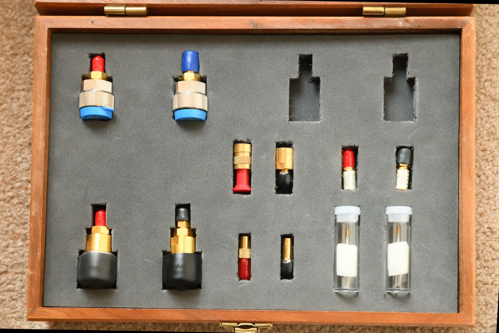 Recovering a coaxial cal kit from PFD