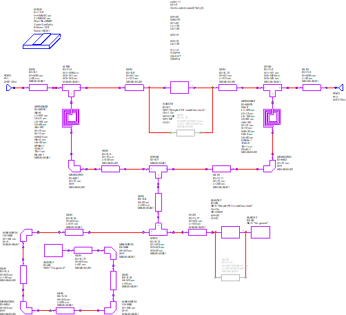 MMIC phase shifter 90 degree bit design