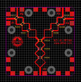 Broadband Four-way and Eight-way Wilkinson Example